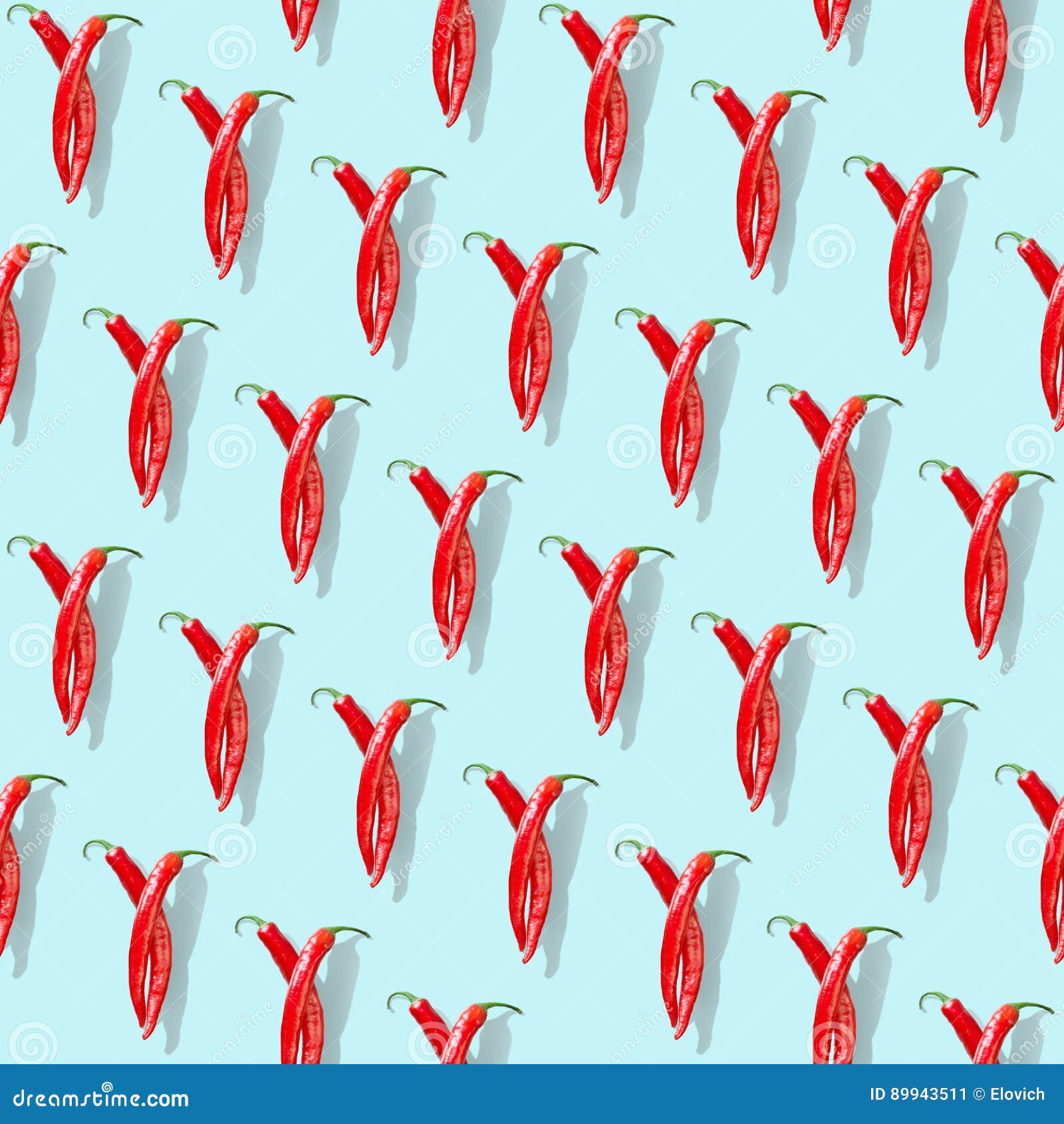 Chili peppers pattern stock illustration. Illustration of group - 89943511