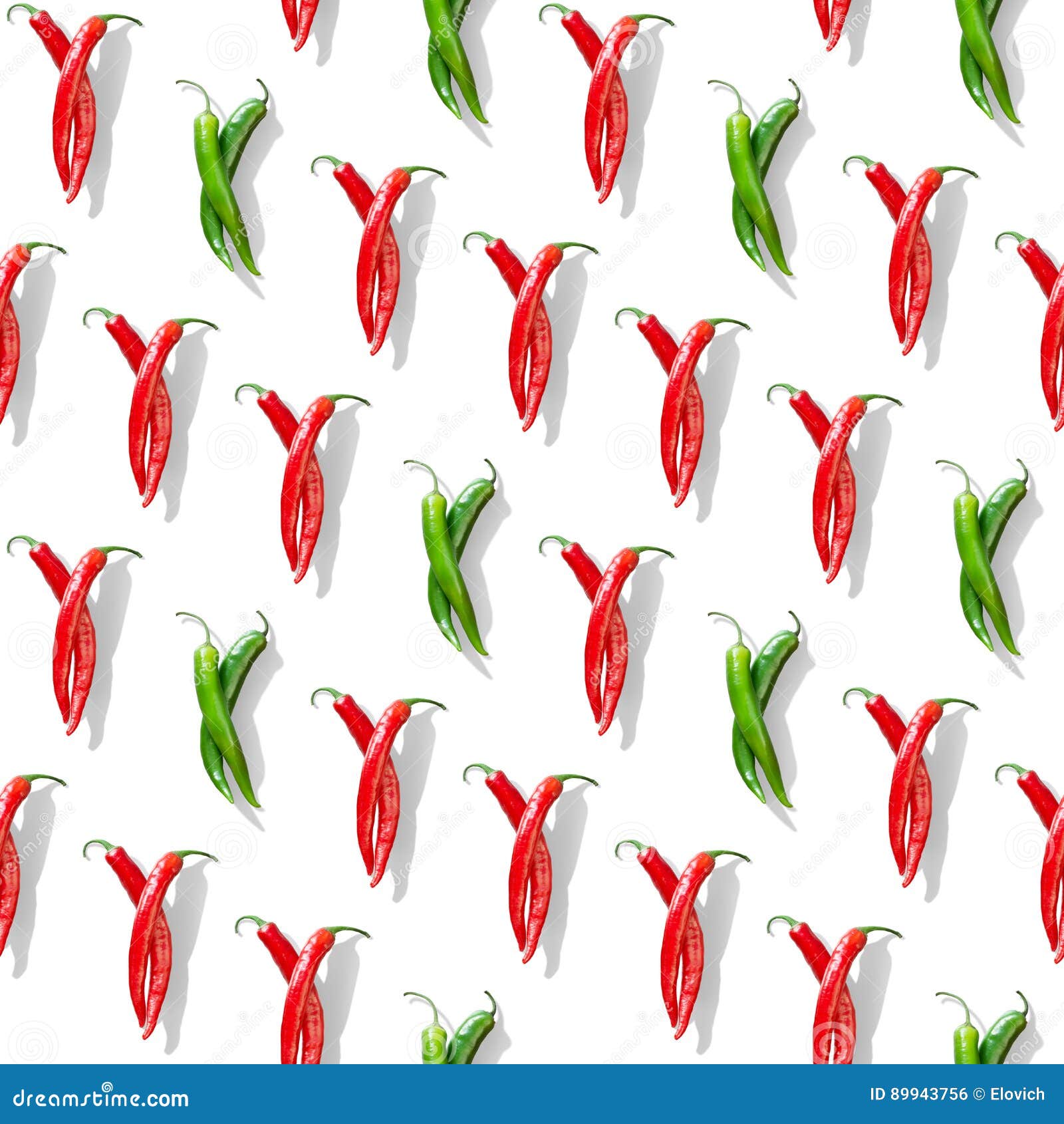 Chili peppers pattern stock illustration. Illustration of chili - 89943756
