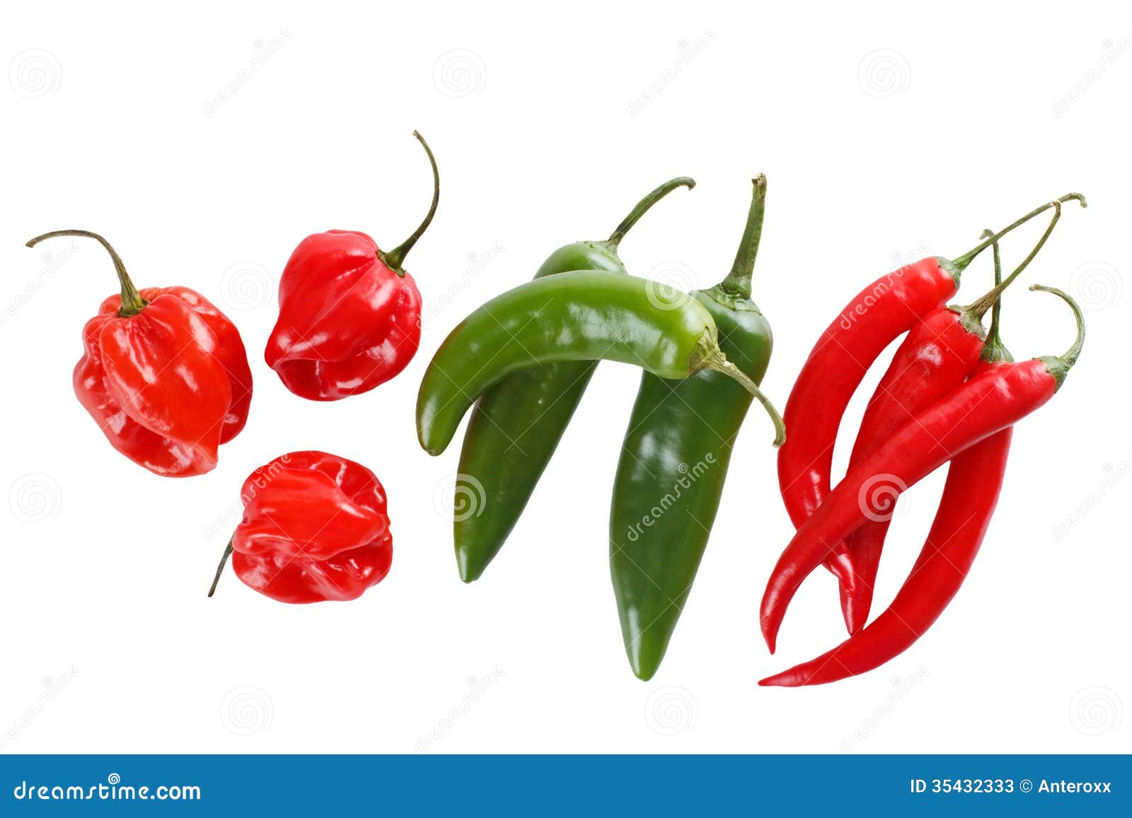 Chili peppers stock image. Image of green, vegetable - 35432333