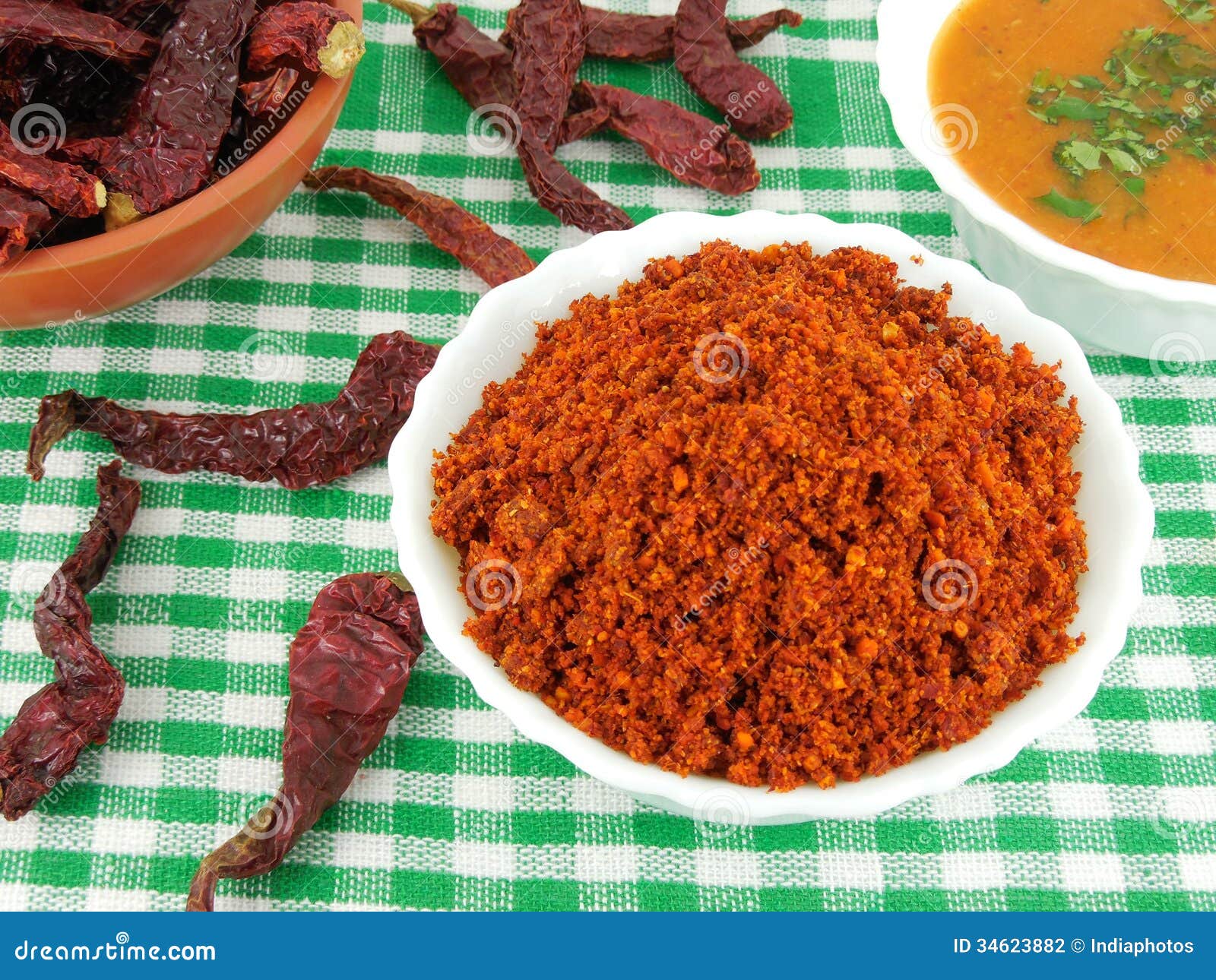 Chili Powder stock photo. Image of food, asian, sambar - 34623882