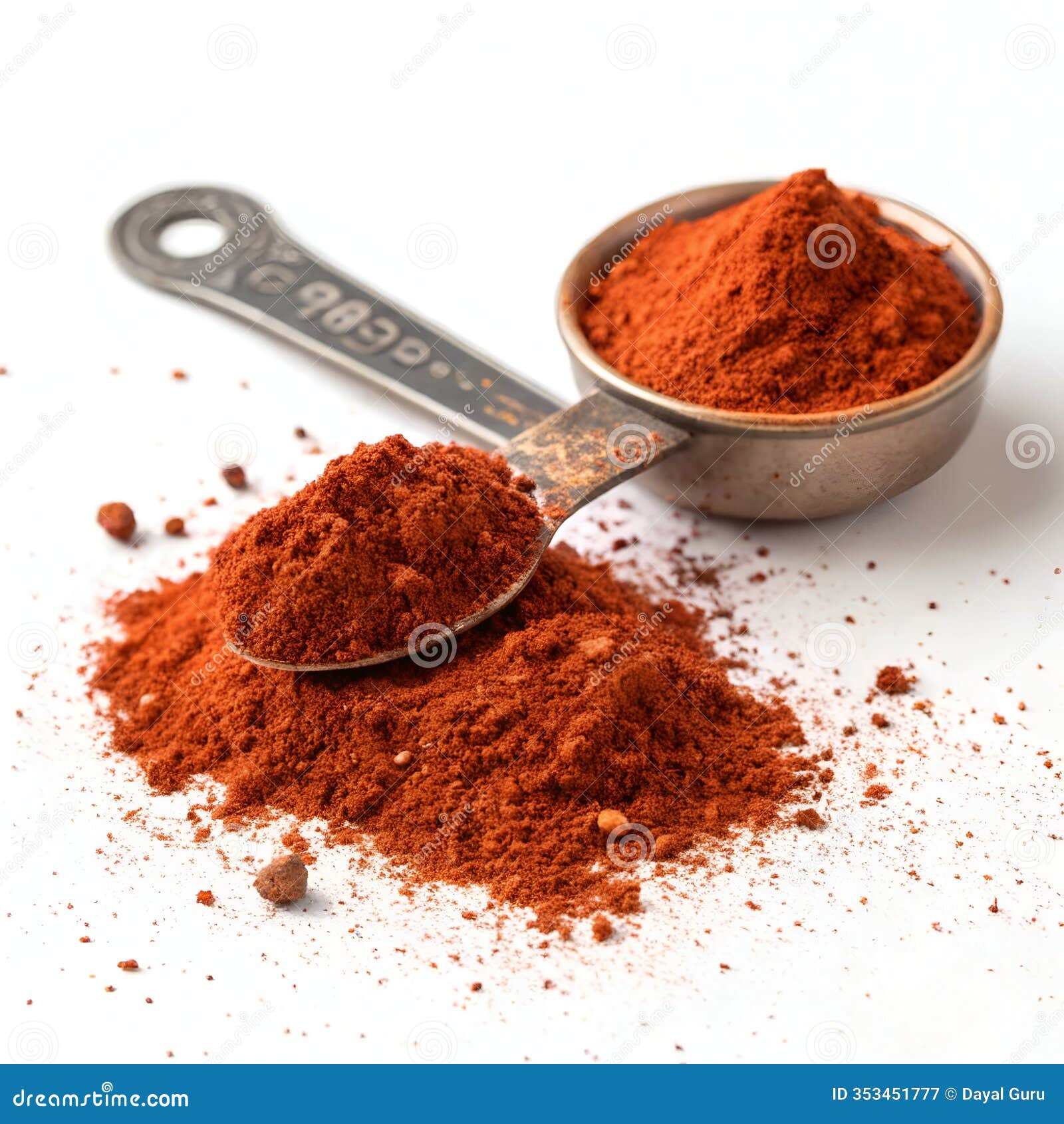 Chili Powder In A Bowl With Flaming Flat Logo Design Template Vector ...