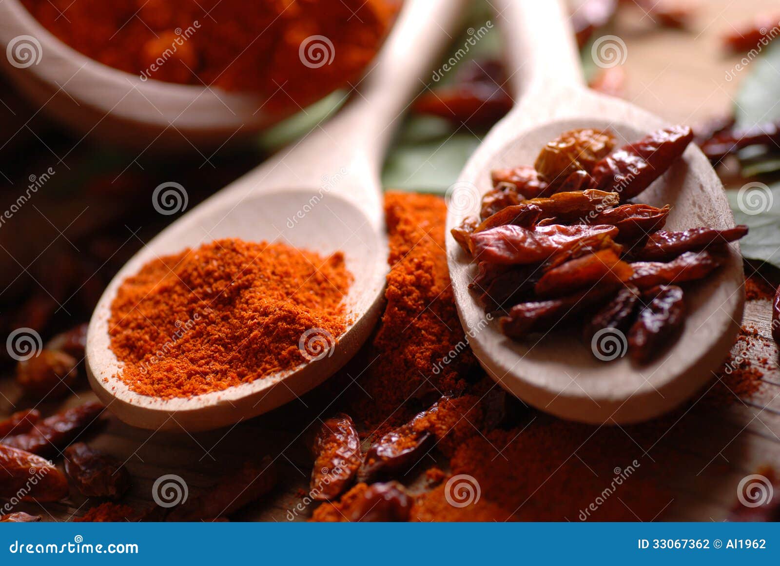 Chili powder stock photo. Image of seed, spoon, gourmet - 33067362
