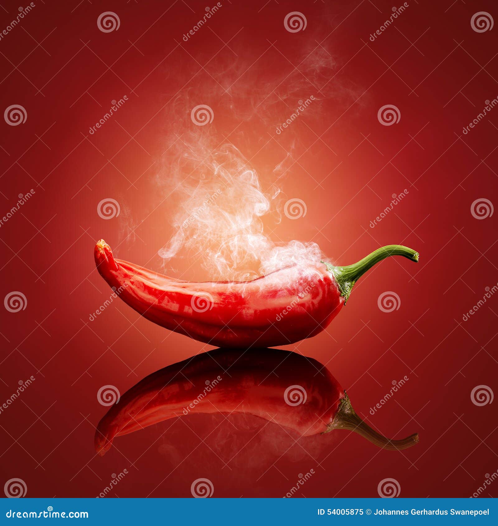 Chili red steaming hot stock image. Image of table, gradient - 54005875