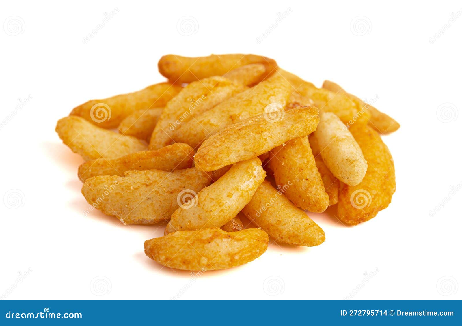 Chili Rice Crackers Isolated on White Background Stock Photo - Image of ...