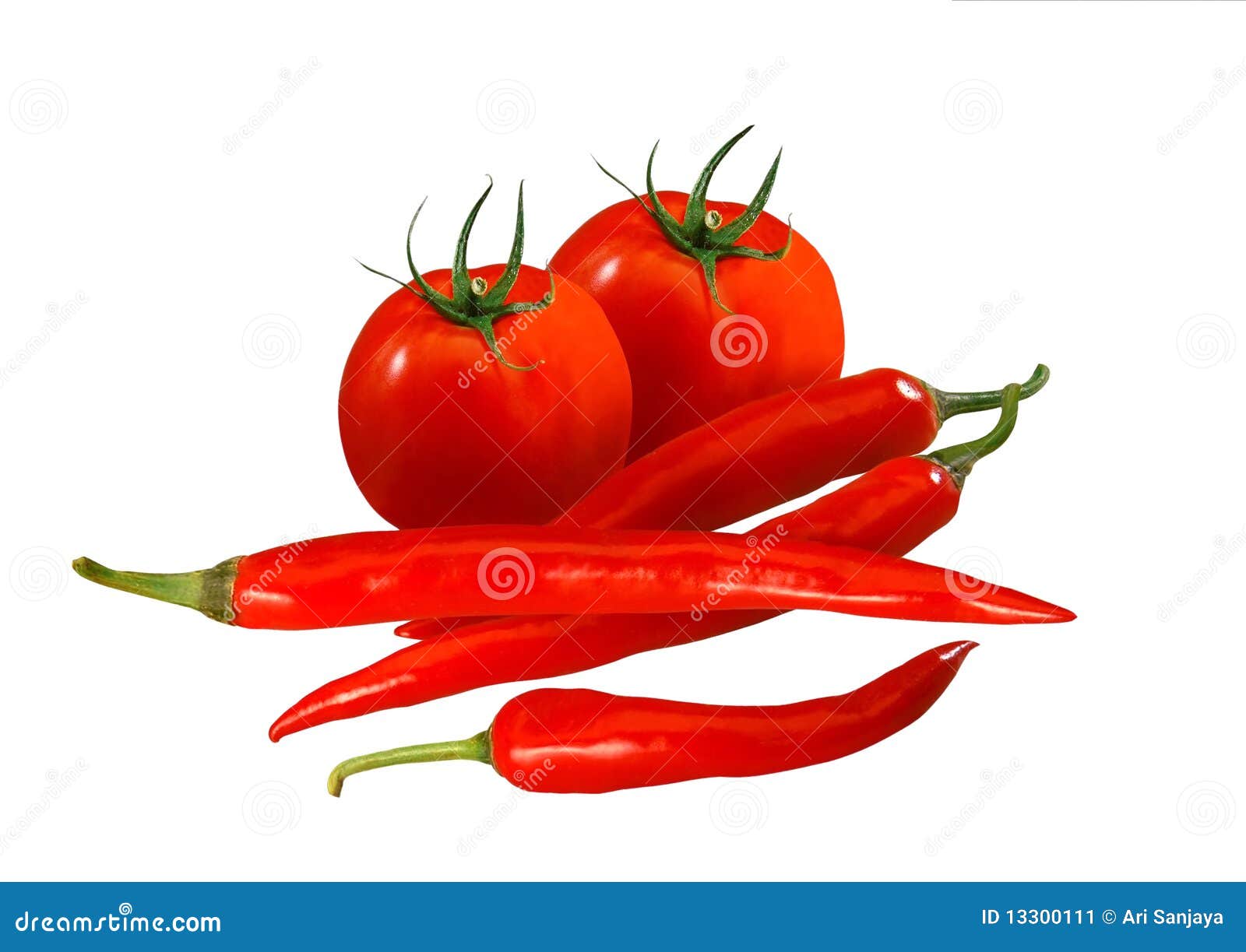 Chili and tomato stock image. Image of chili, food, seasonal - 13300111