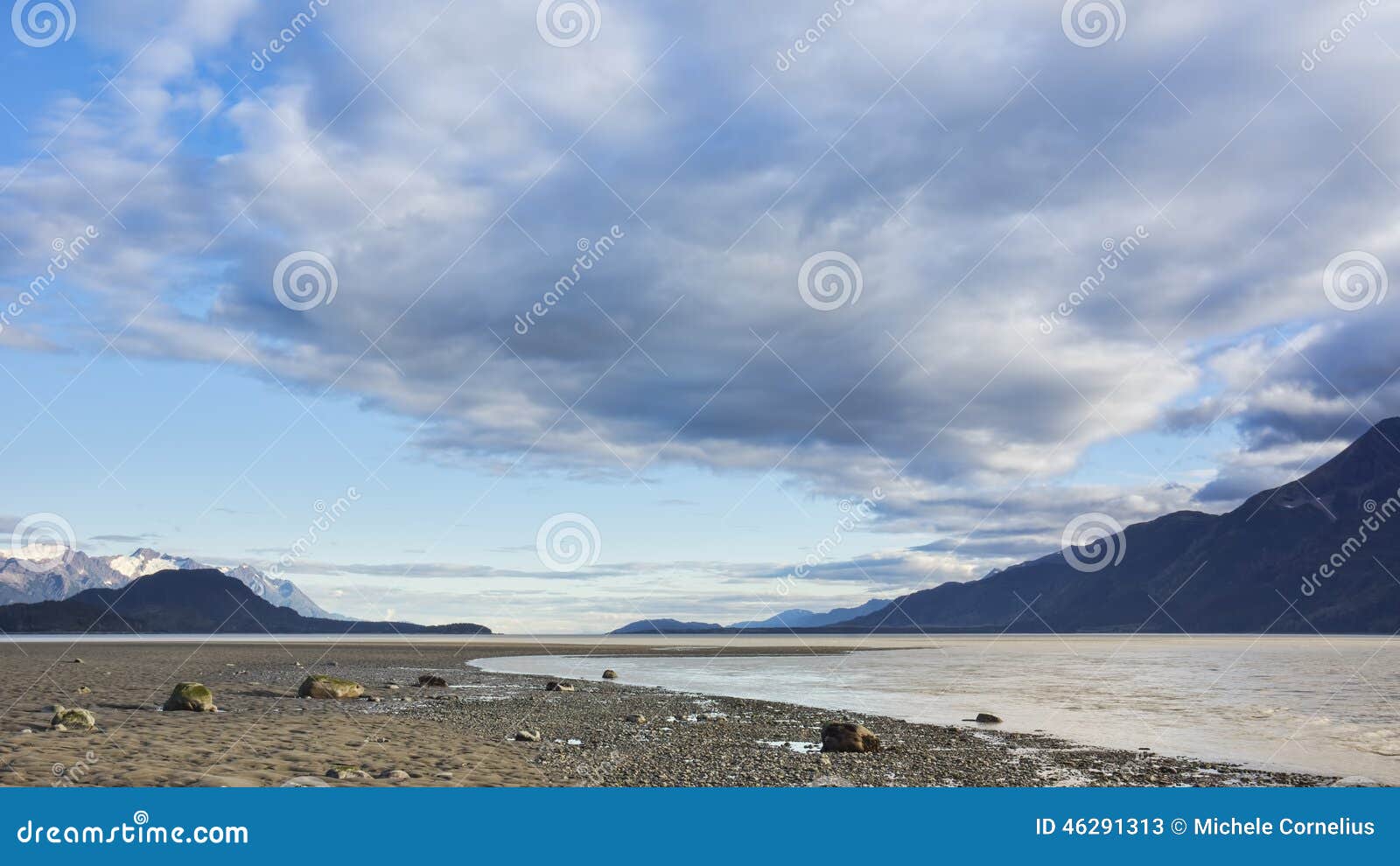 Chilkat Beach stock image. Image of ocean, nature, fjord - 46291313