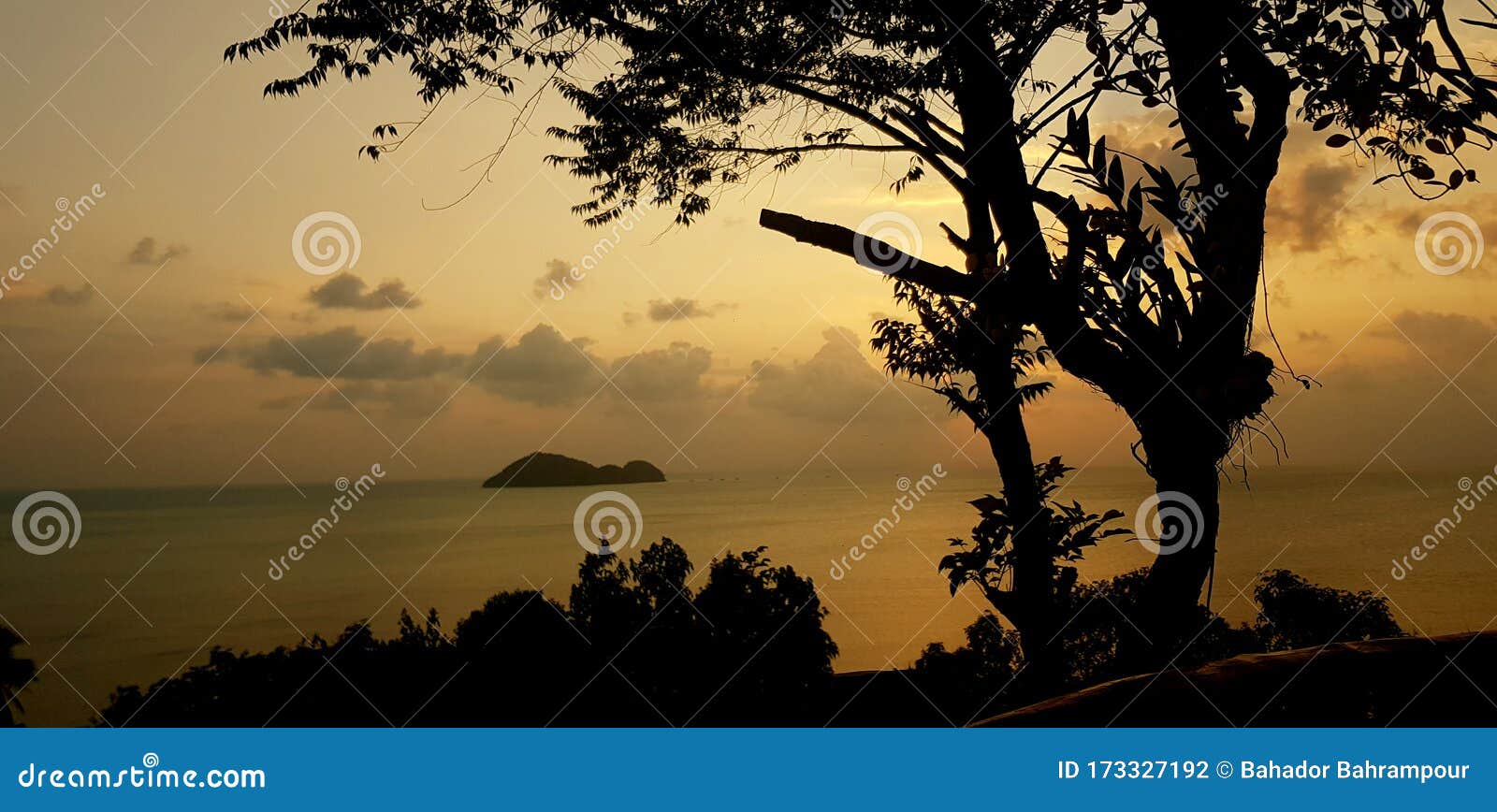 Chill evening dream stock photo. Image of siluette, chill - 173327192