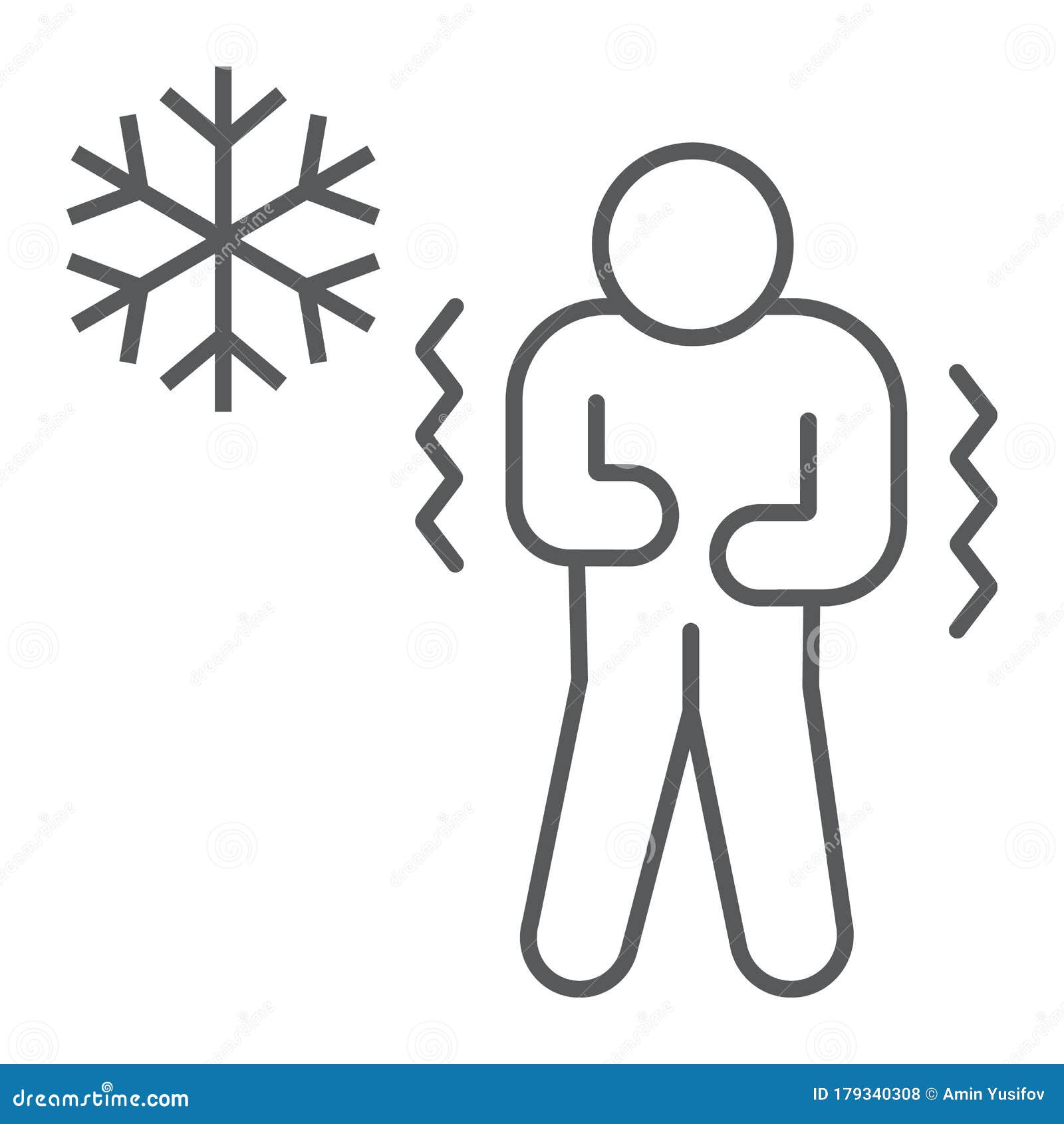 Linear Chill Human Icon From Feelings Outline Collection. Thin Line ...