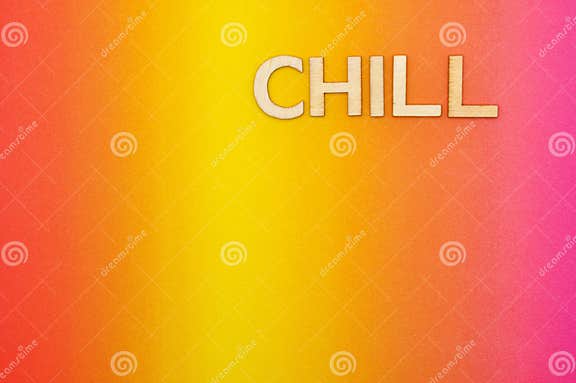 Chill write stock image. Image of orange, chill, line - 359842519