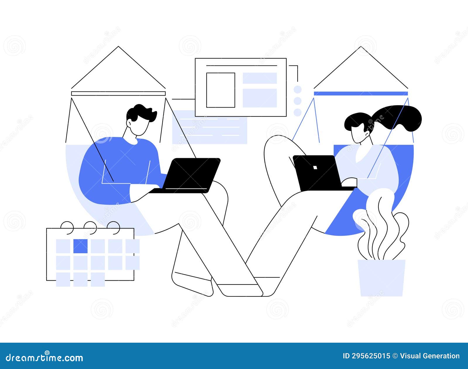 Chill Zone Isolated Cartoon Vector Illustrations. Stock Vector ...