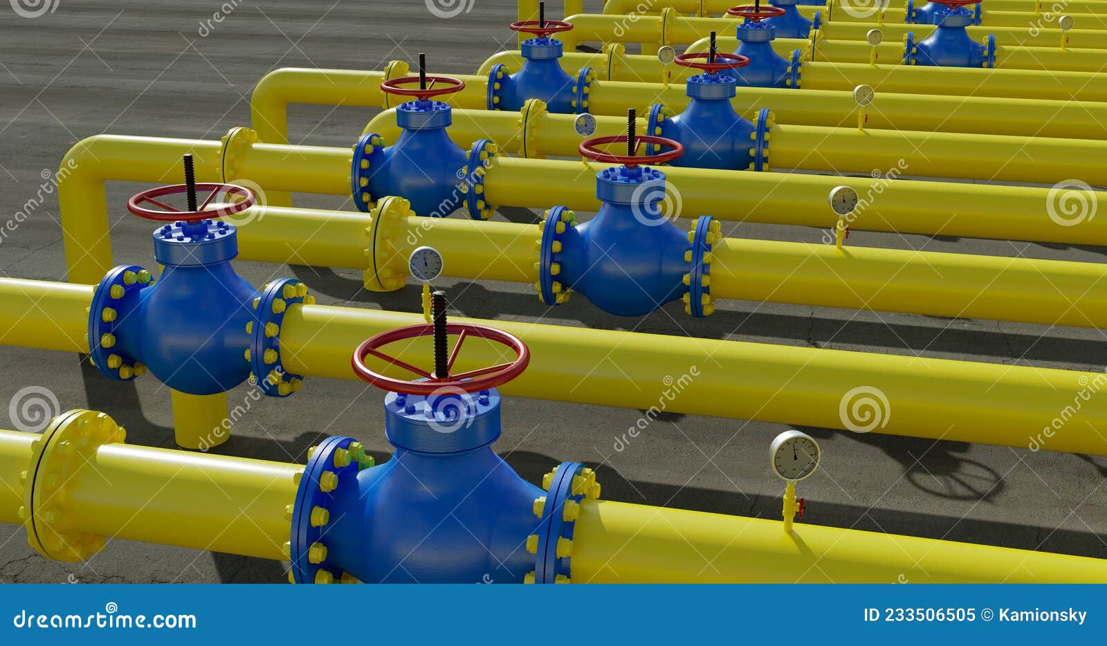 Chiller Cooling System At The Compressor Station, Seamless Loop, Time ...