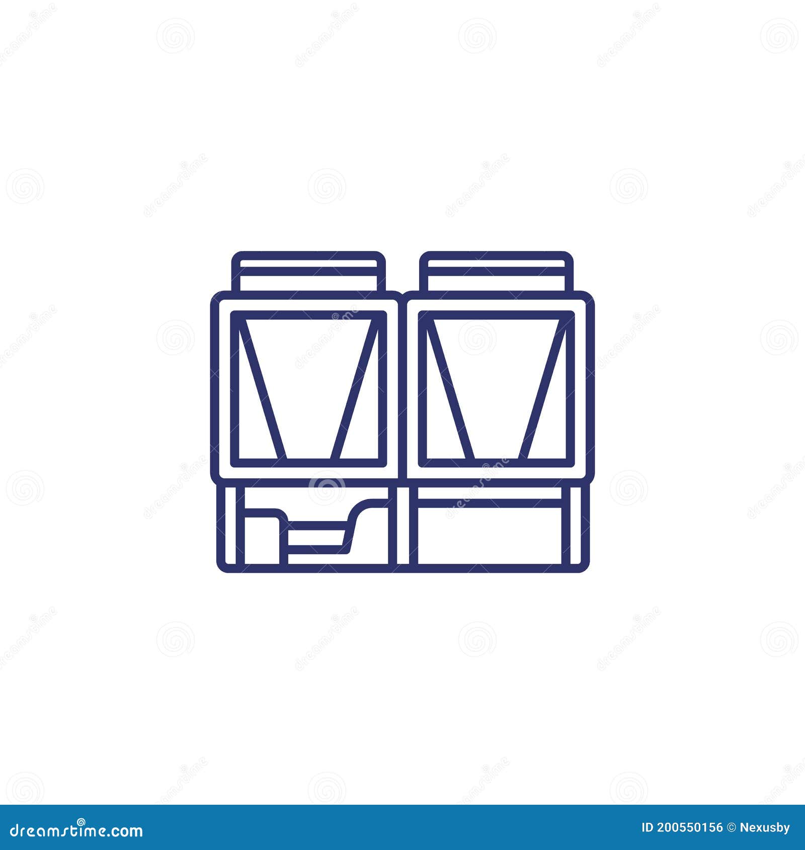 Chiller Cooling System At The Compressor Station, Seamless Loop, Time ...
