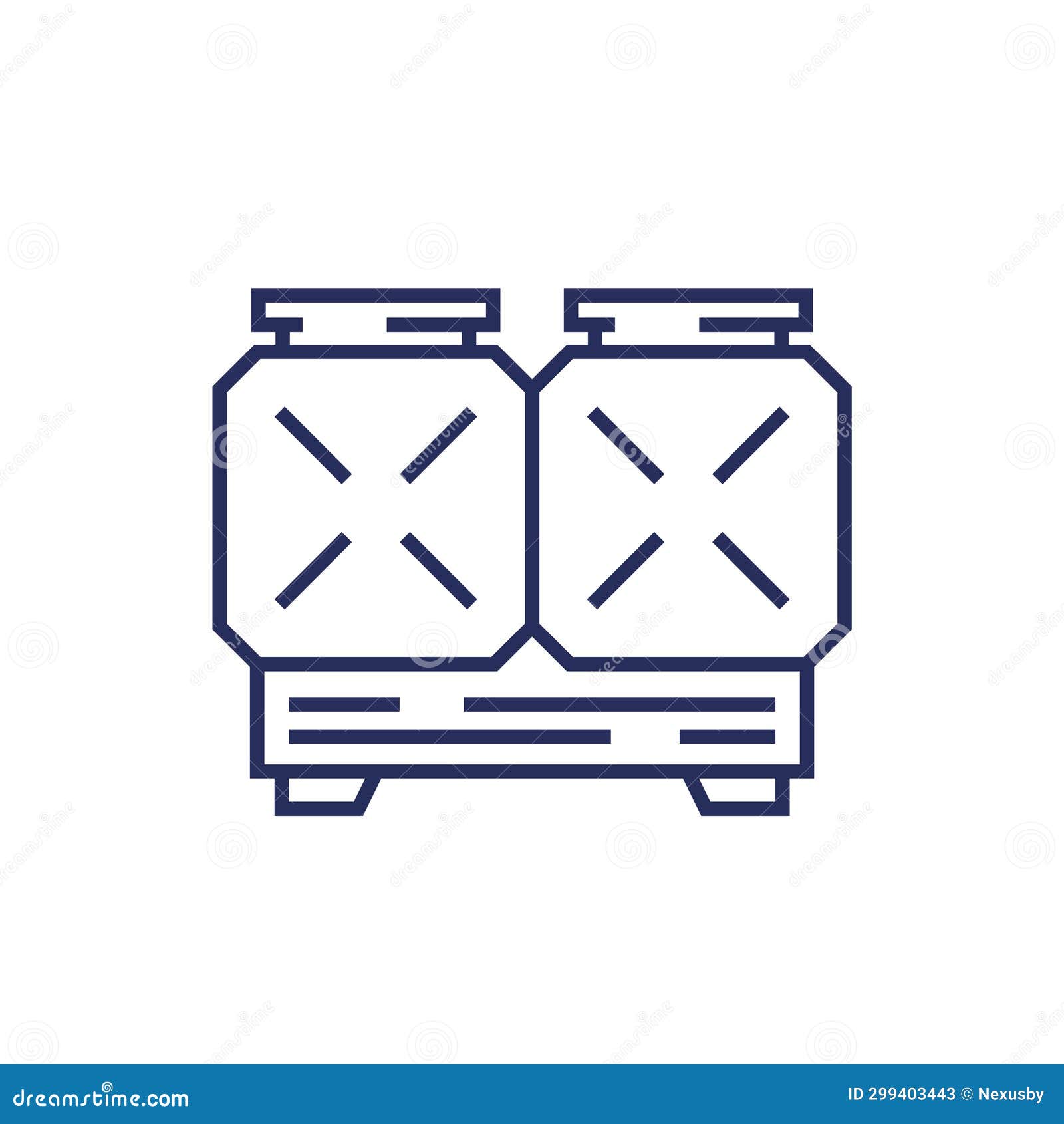 Chiller Icon In Trendy Design Style. Chiller Icon Isolated On White ...