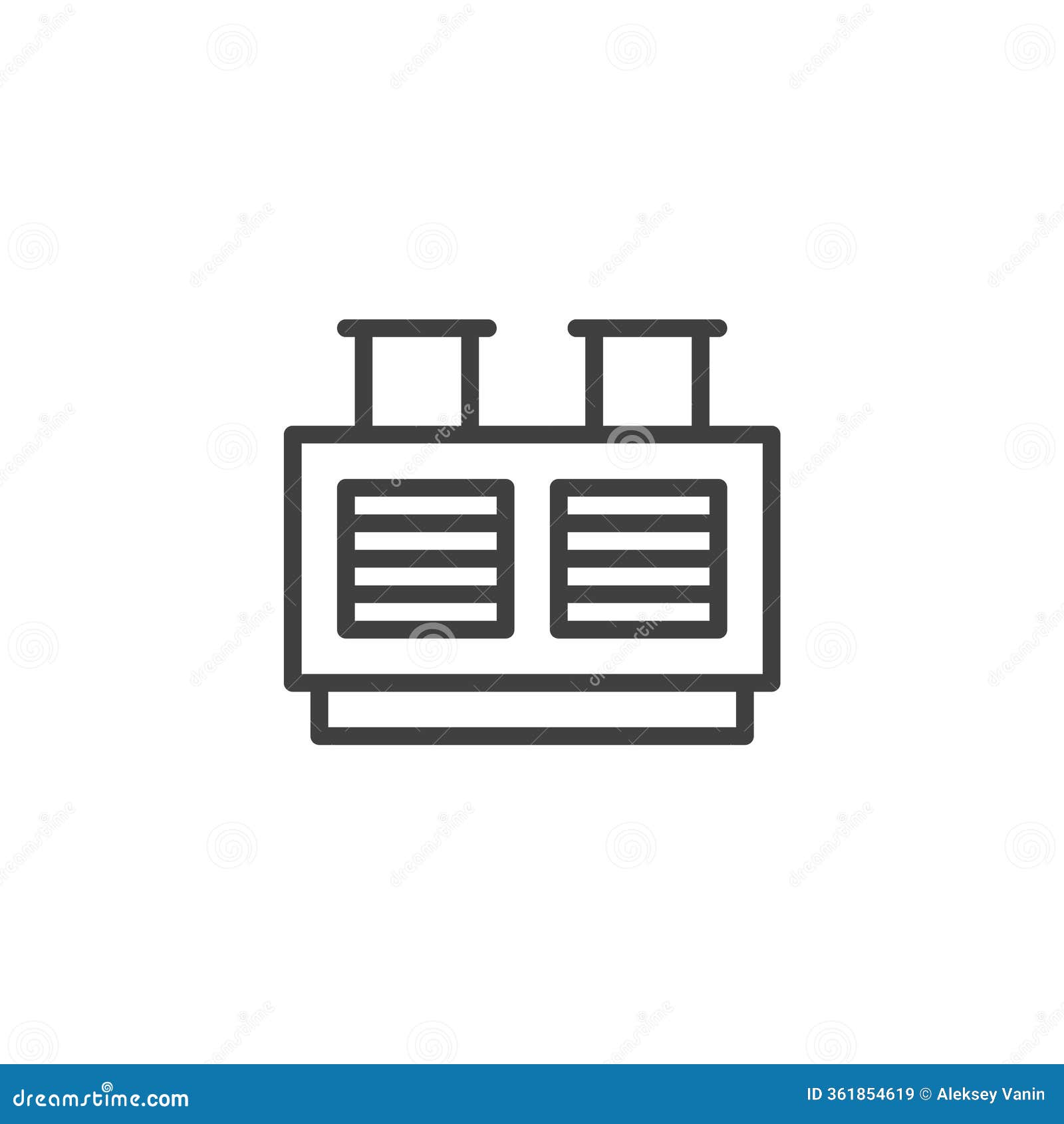 Chiller Outline Icon. Simple Linear Element Illustration. Isolated Line ...