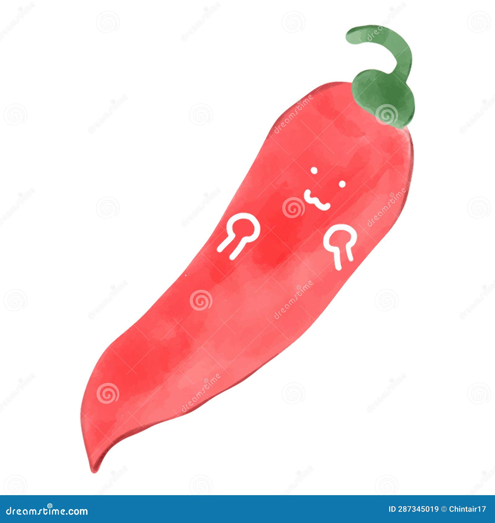 Chilli Cute Kawaii Vector Character | CartoonDealer.com #178570673