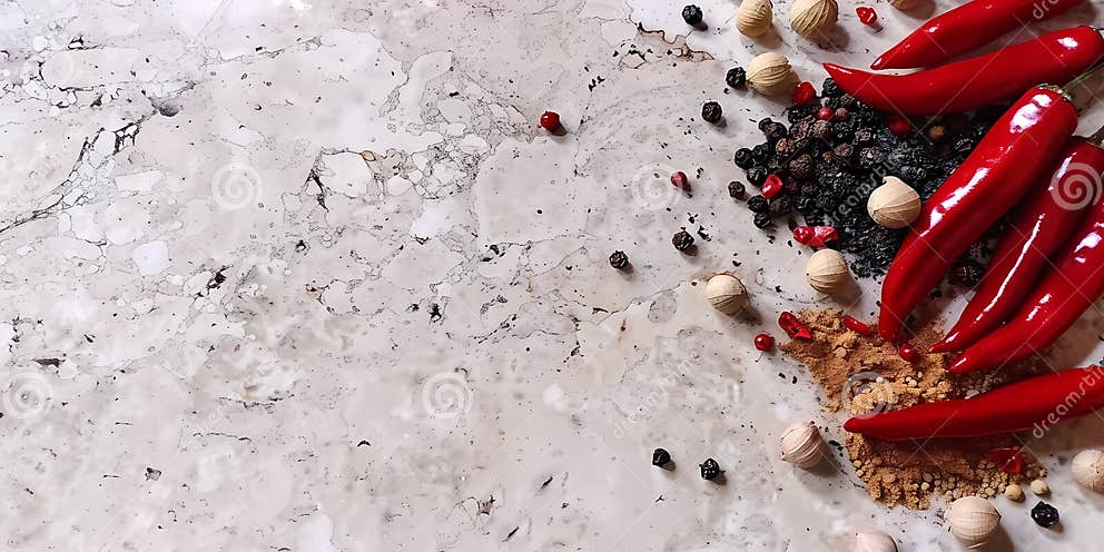 Chilli Digital Background, Header Template with Copy Space, Group of ...