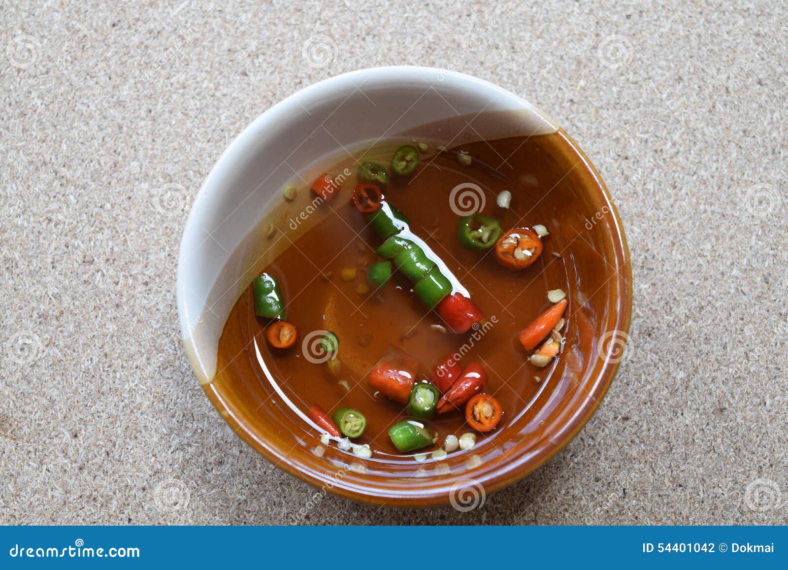 Chilli in Fish Sauce in a Cup Stock Photo - Image of chilli, breaker ...