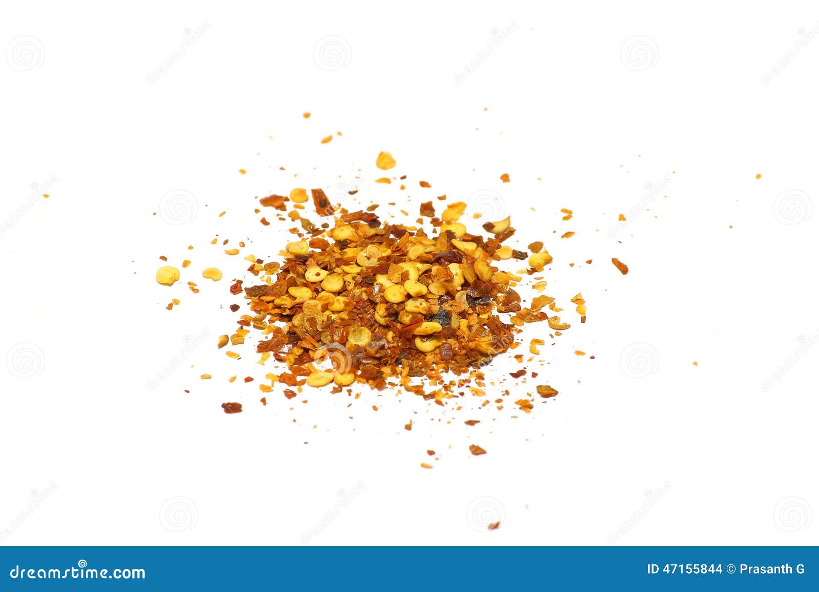 Chilli flakes stock photo. Image of garnish, isolated - 47155844