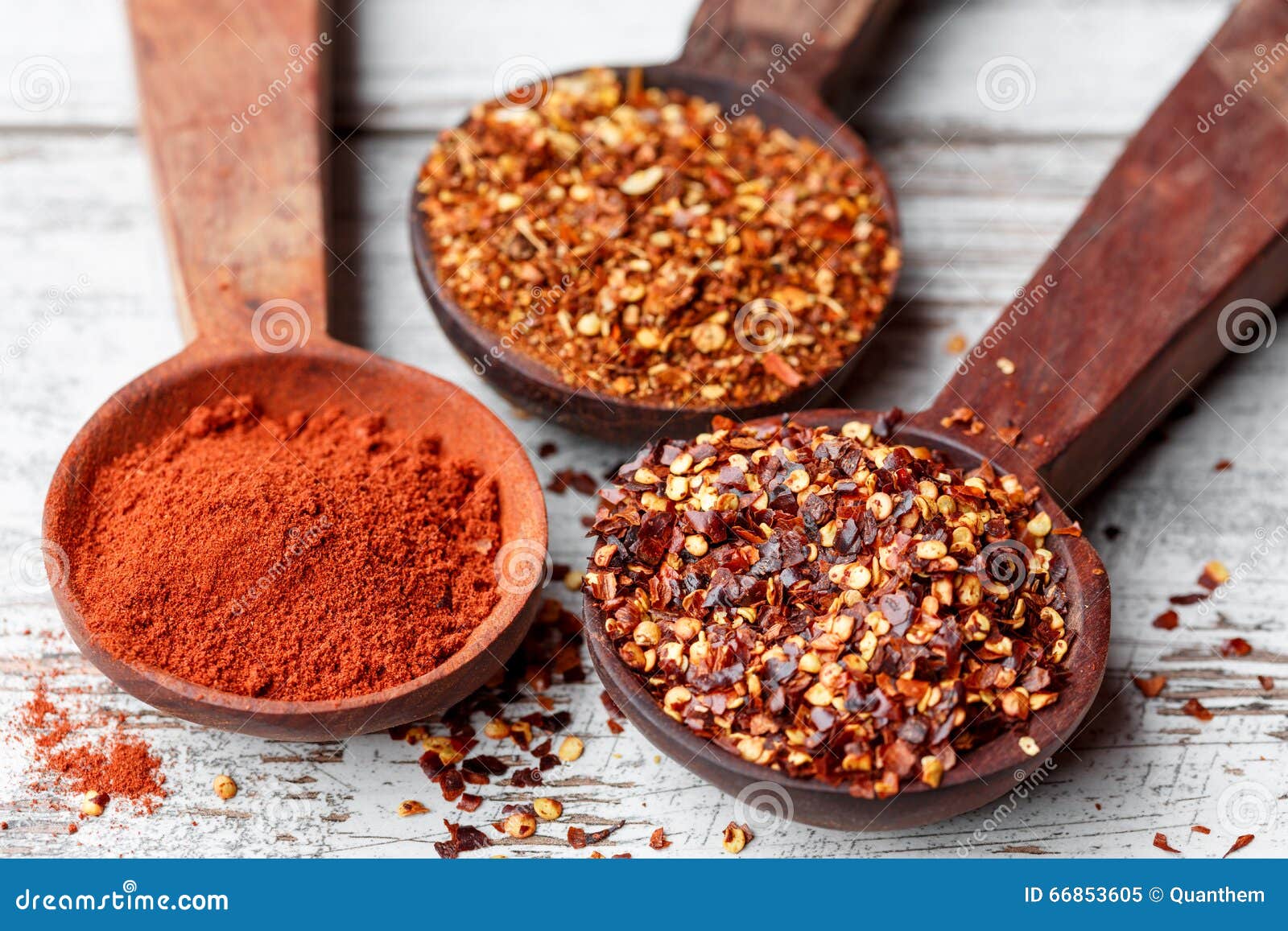 Chilli Flakes In A White Bowl Stock Photography | CartoonDealer.com ...