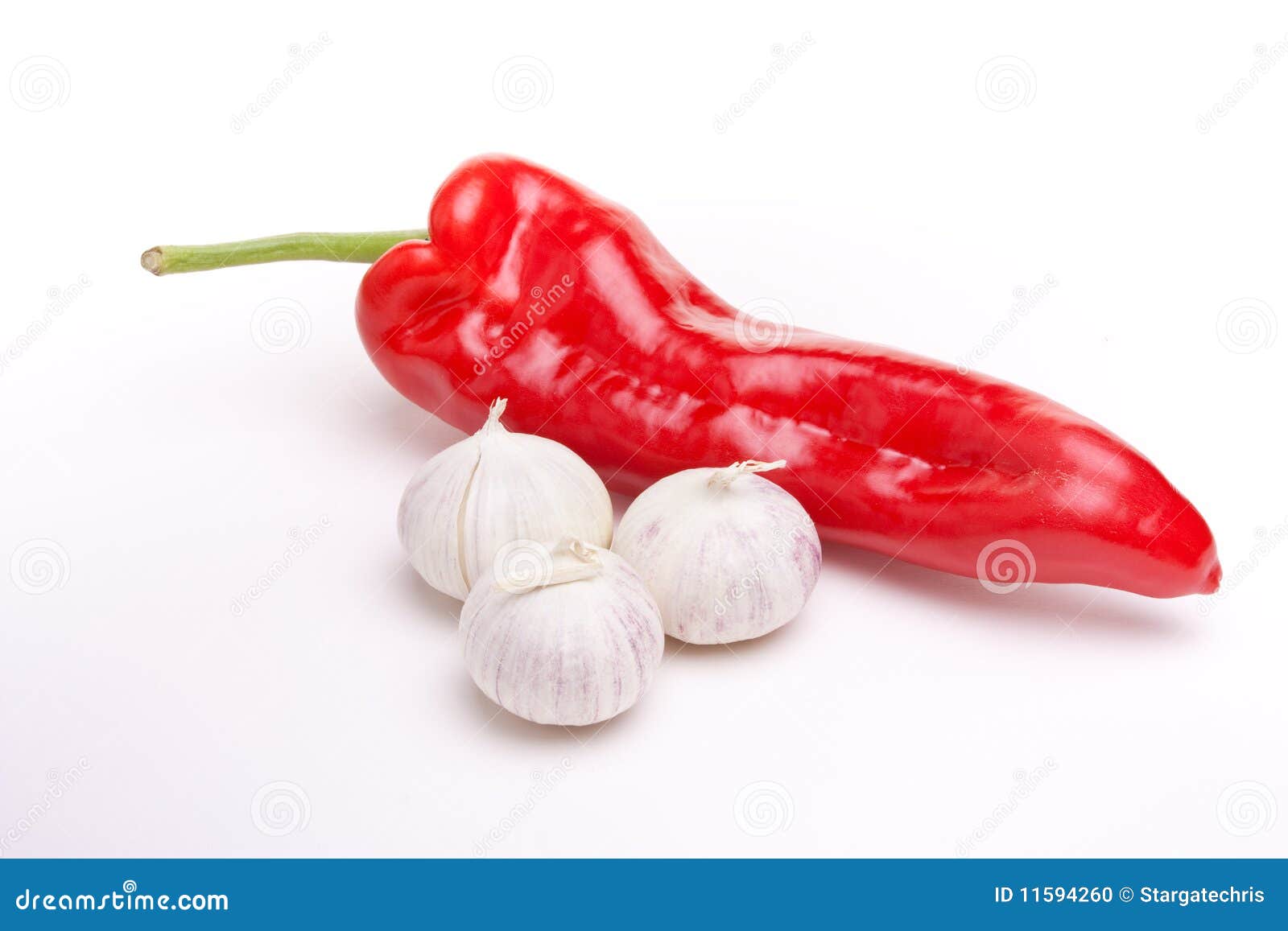 Chilli and Garlic stock photo. Image of colored, chillie - 11594260