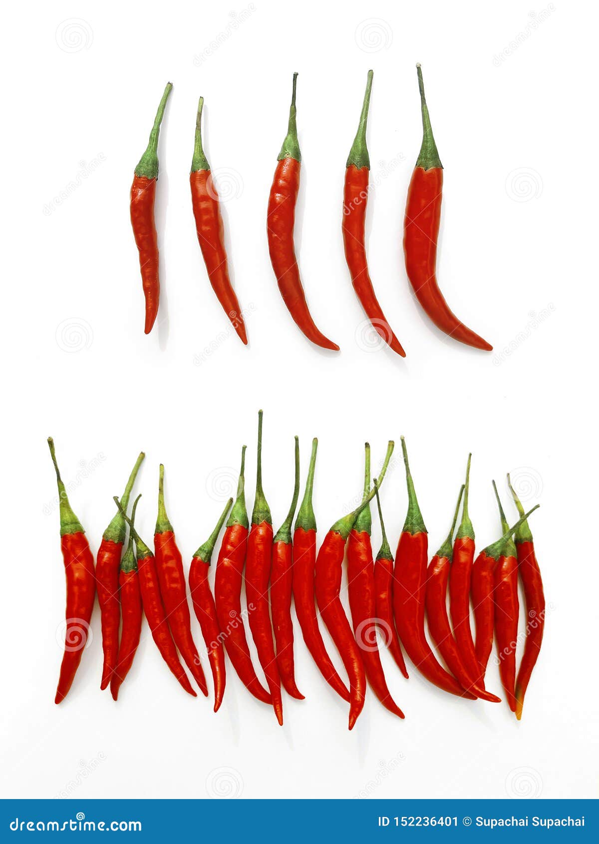 Chilli Isolated on White Background Stock Image - Image of healthy ...