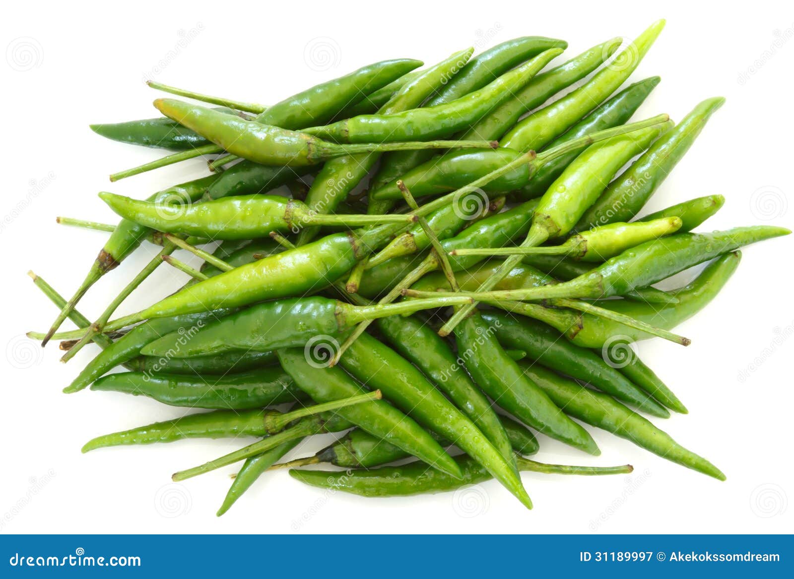 Chilli Isolated on White Background Stock Image - Image of capsicum ...