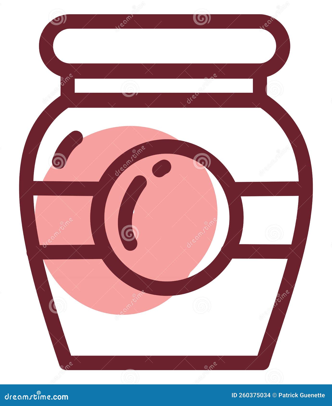 Chilli jam jar, icon stock vector. Illustration of kitchen - 260375034