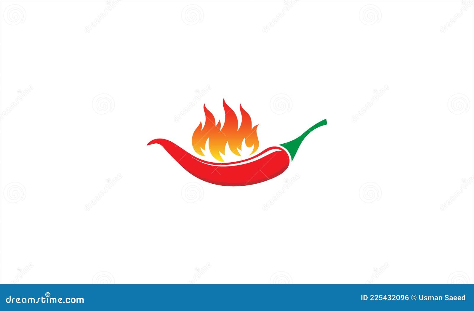 Chilli Logo Design Vector Illustration | CartoonDealer.com #144518394