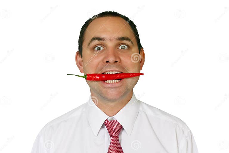 Chilli man stock image. Image of white, caucasian, chili - 26434567