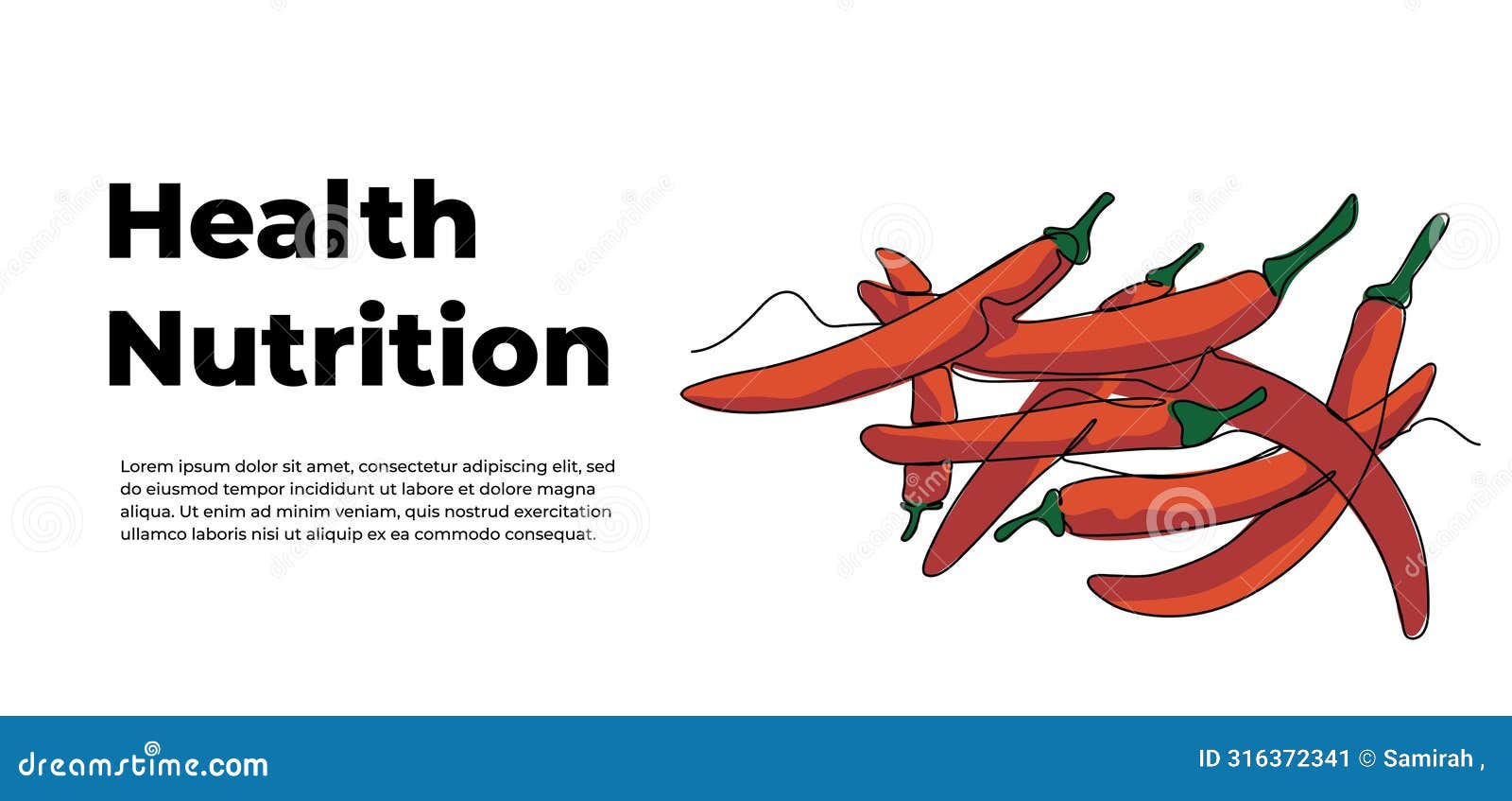 Chilli One Continuous Line Design. Vegetable Symbol Design Concept ...
