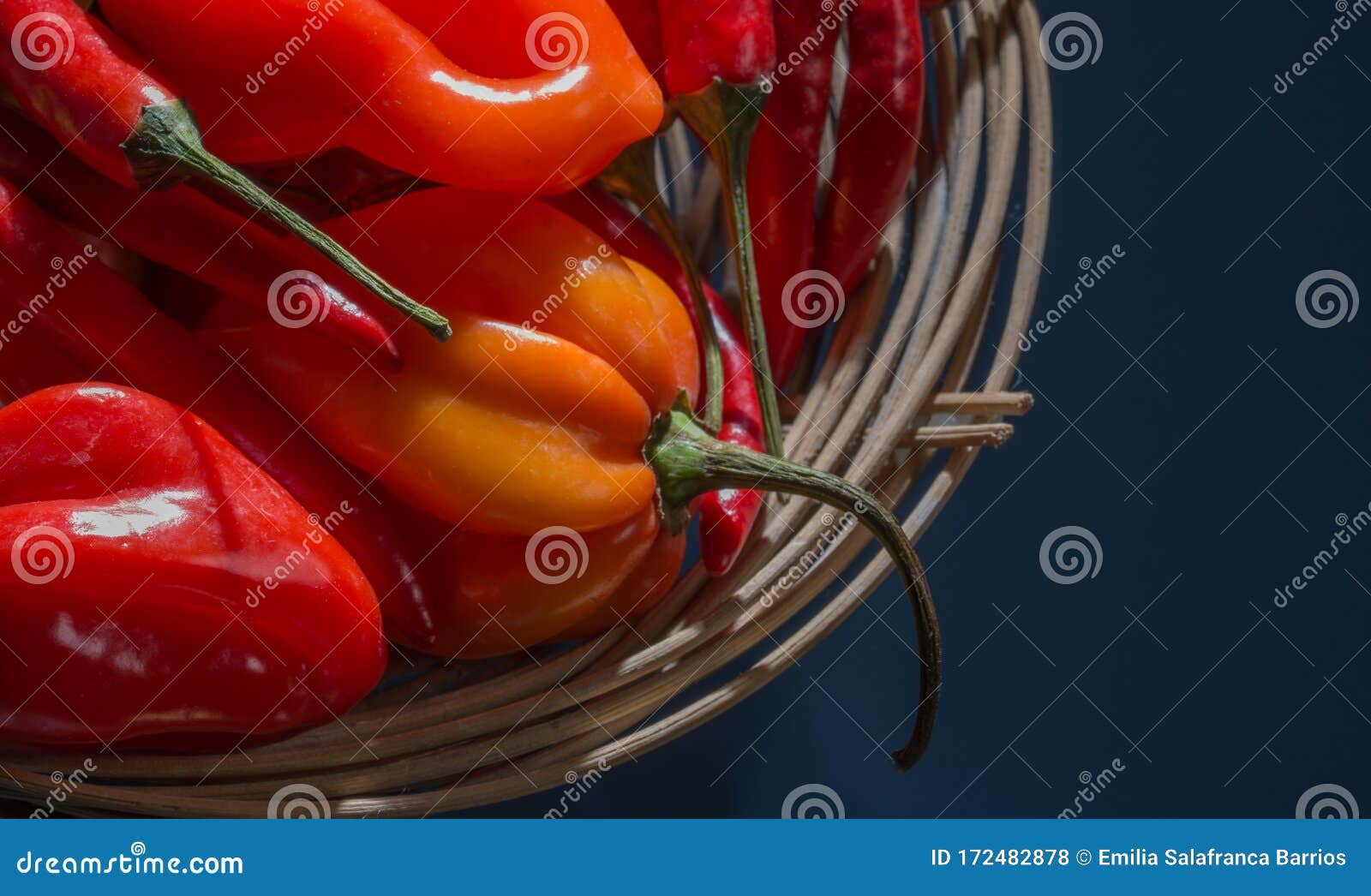 Chilli Pepper, Different Types and Colors, Close-up Photography Stock ...