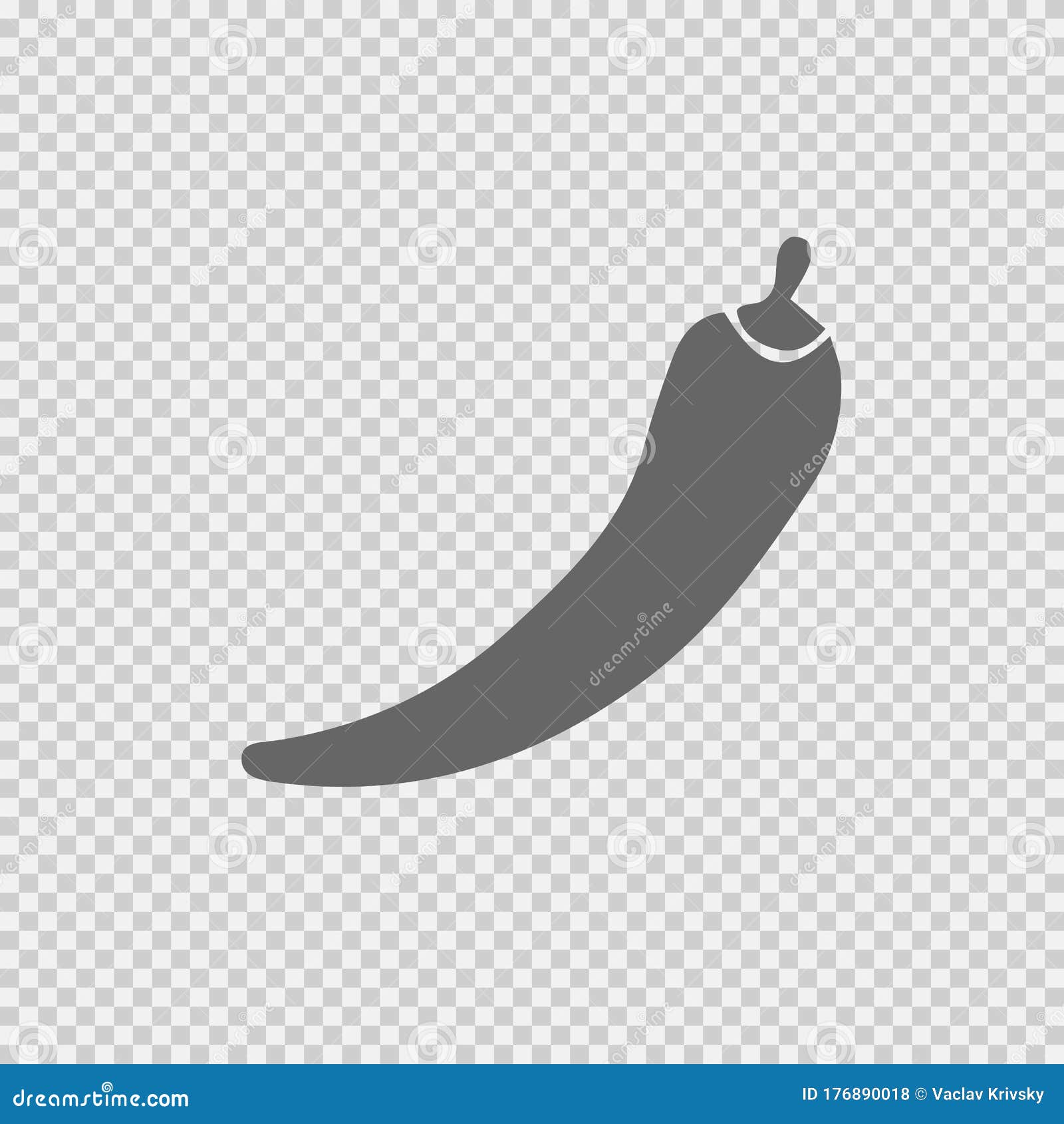 Chilli Pepper Vector Icon. Hot Symbol Stock Vector - Illustration of ...