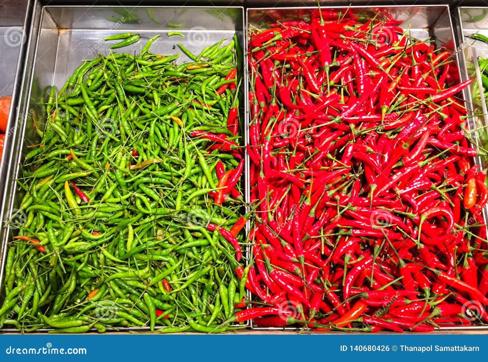 Chilli for sale stock photo. Image of cook, business - 140680426