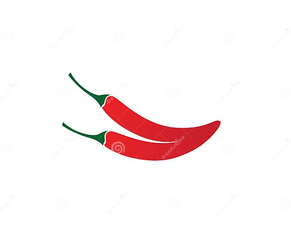 Chilli Vector Template Logo and Symbol Stock Vector - Illustration of ...