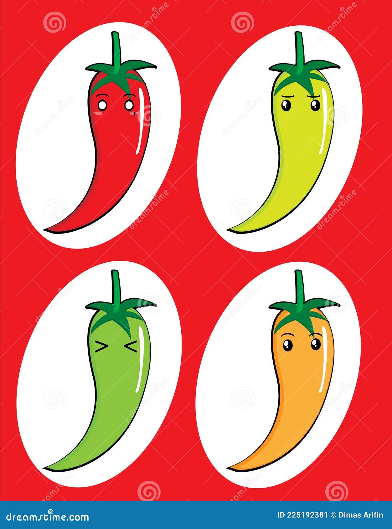 Chilli Vegetable Mixed Colors Mask Stock Vector - Illustration of juice ...