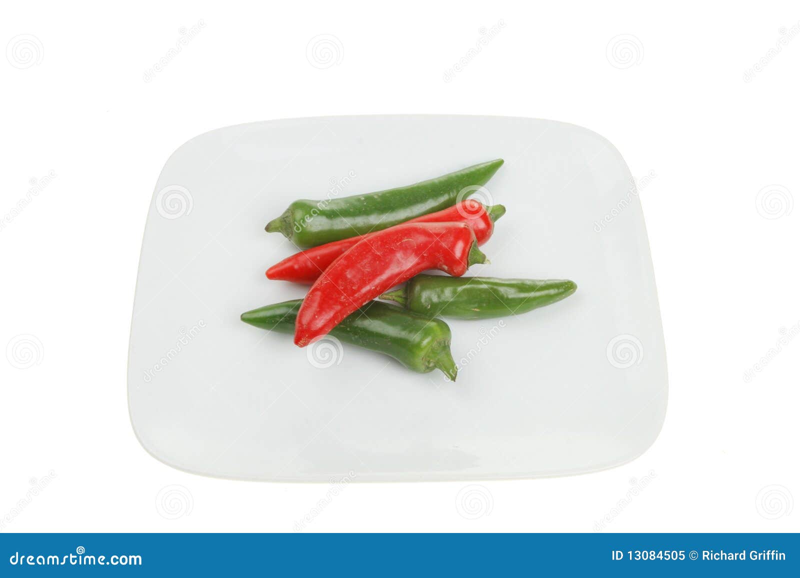 Chillies on a plate stock image. Image of fruit, green - 13084505