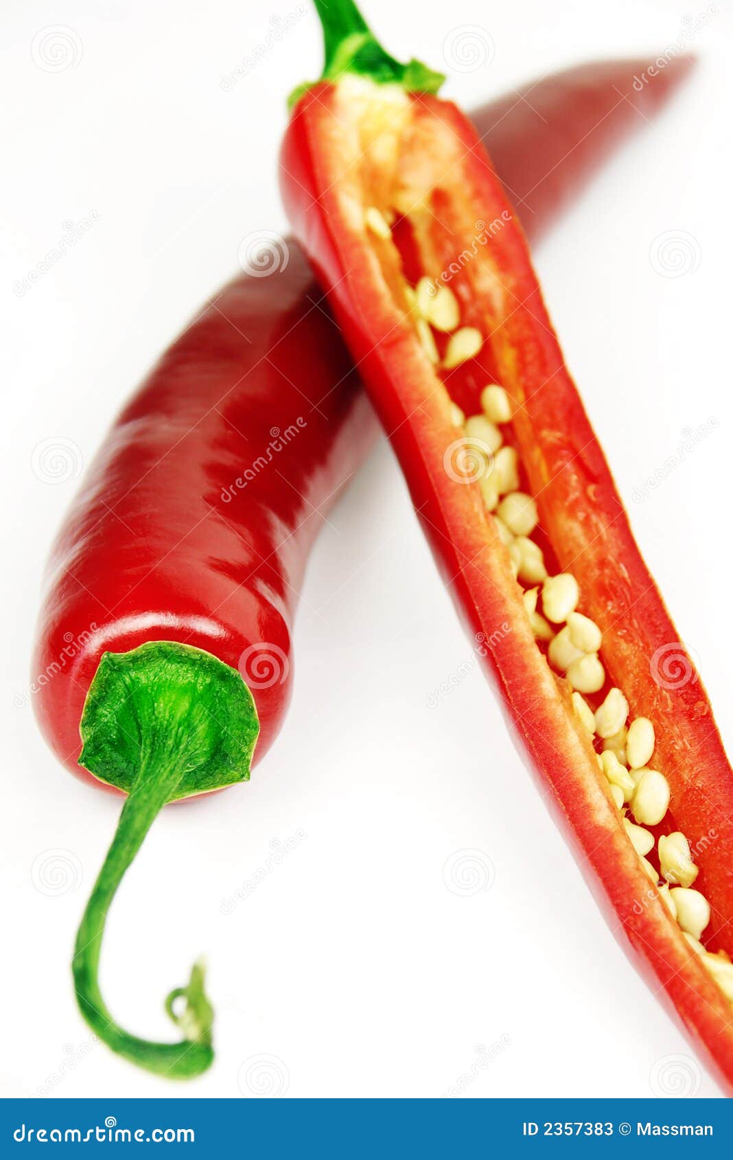Chillies and Seeds stock image. Image of green, vegetable - 2357383