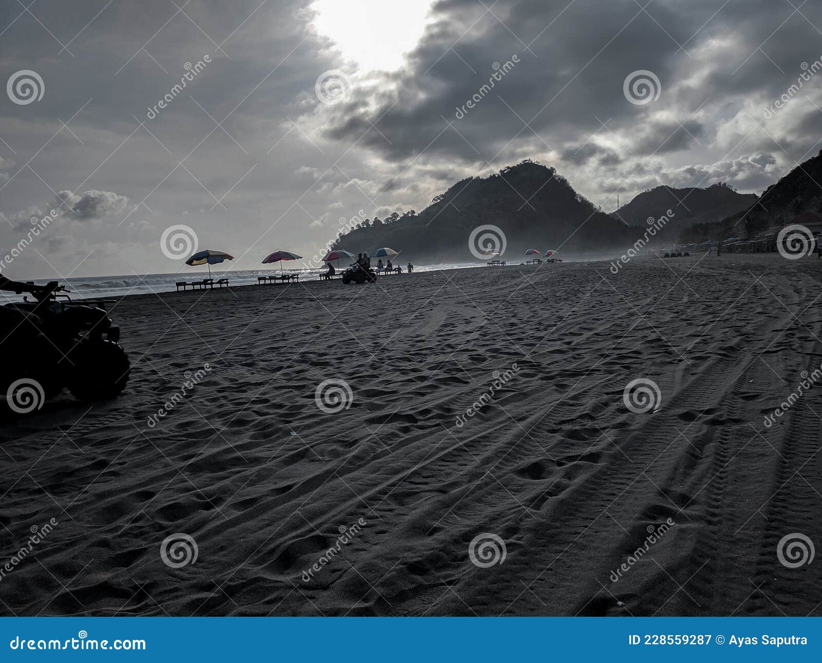 Chillin at the beach stock image. Image of chillin, hill - 228559287