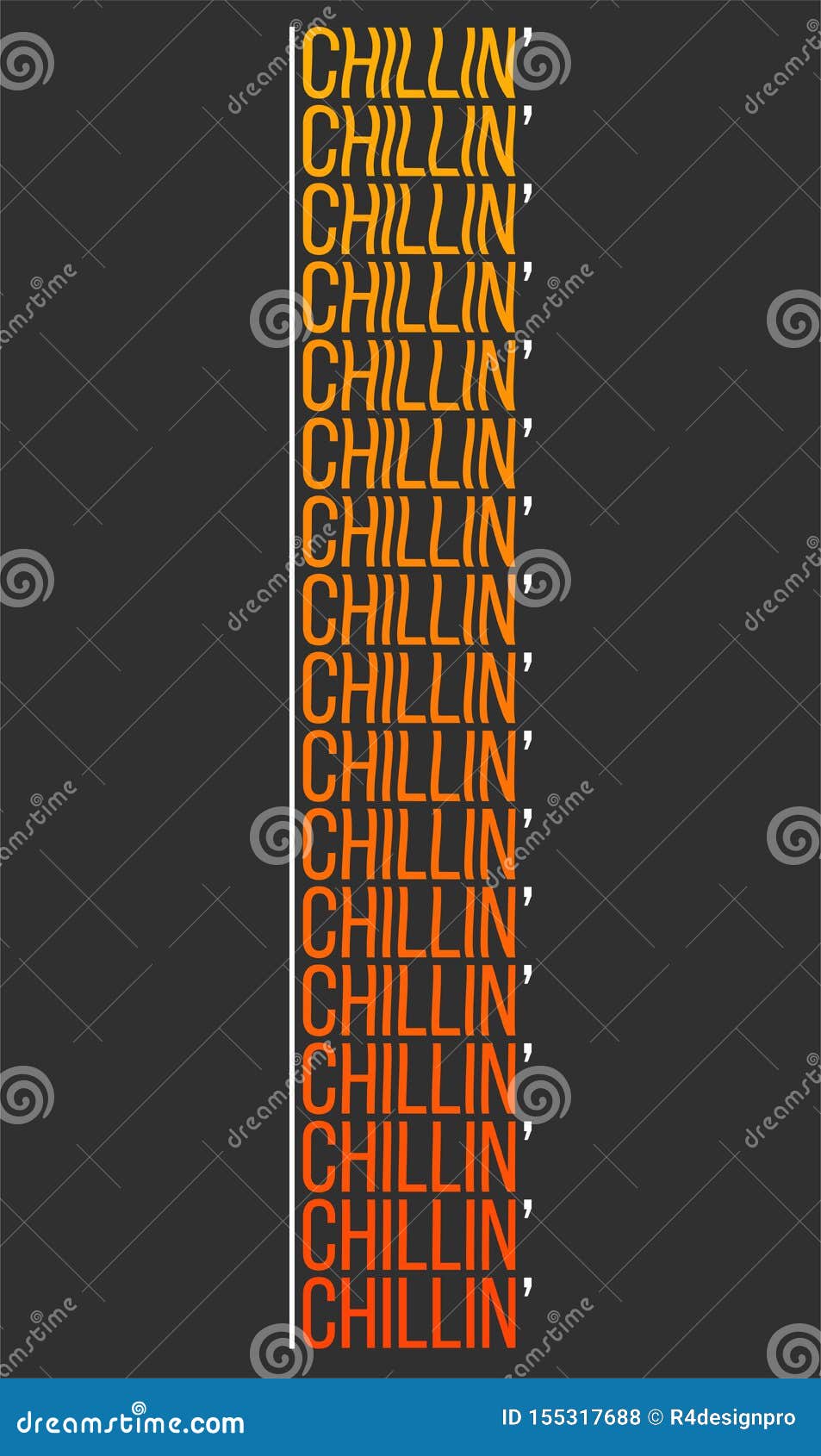 Chillin Vector Illustration Stock Vector - Illustration of abstract ...