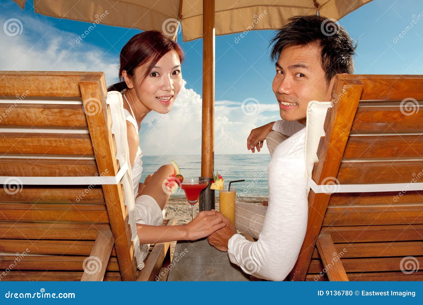 Chilling on the beach stock photo. Image of people, beach - 9136780