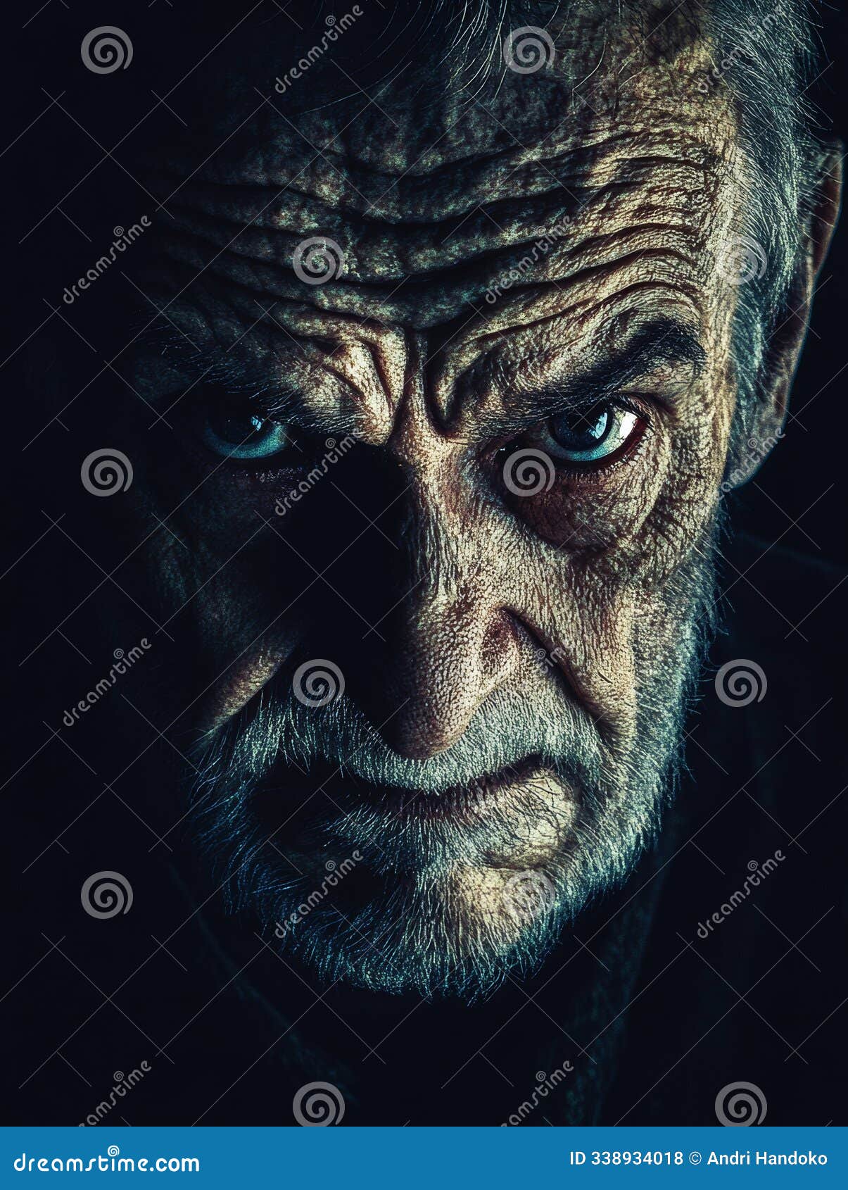A Chilling Image of an Old Man Stock Photo - Image of chilling, history ...