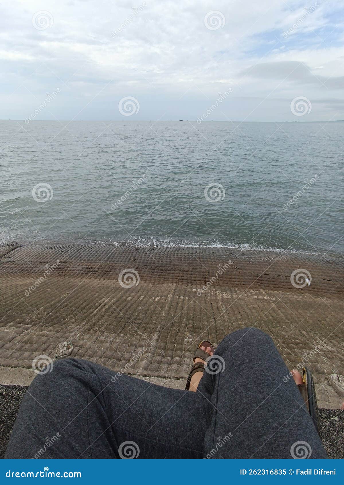 Chilling at the Seashore stock image. Image of cape - 262316835