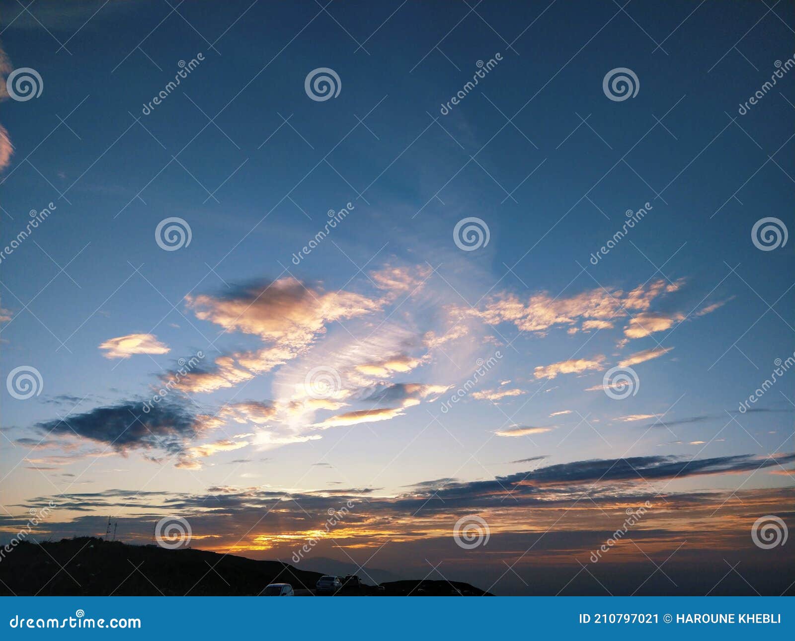 Chilling sunset . stock image. Image of tourism, dramatic - 210797021