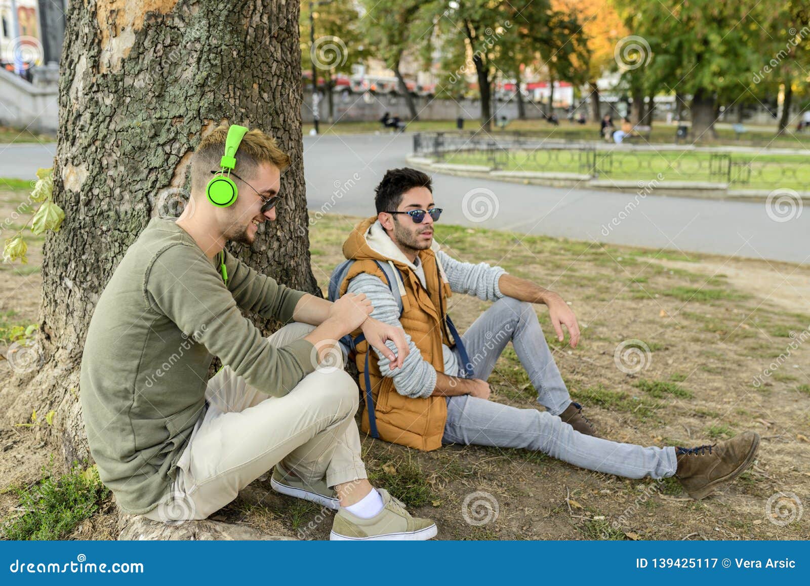 Chilling time stock image. Image of human, healthy, grass - 139425117