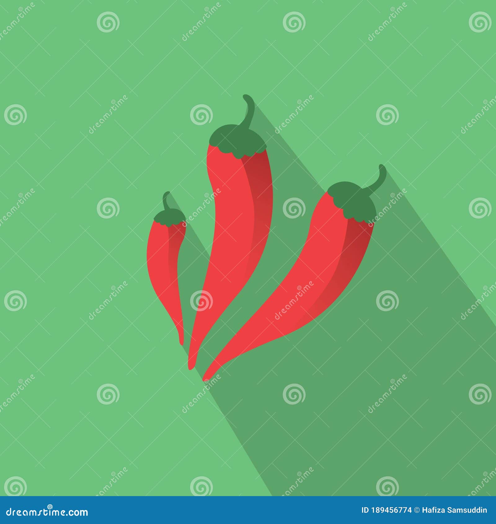 Chillis. Vector Illustration Decorative Design Stock Vector ...