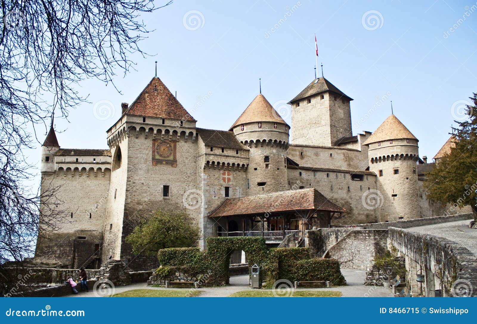 Chillon Castle, Geneva Lake, Switzerland Editorial Image - Image of ...
