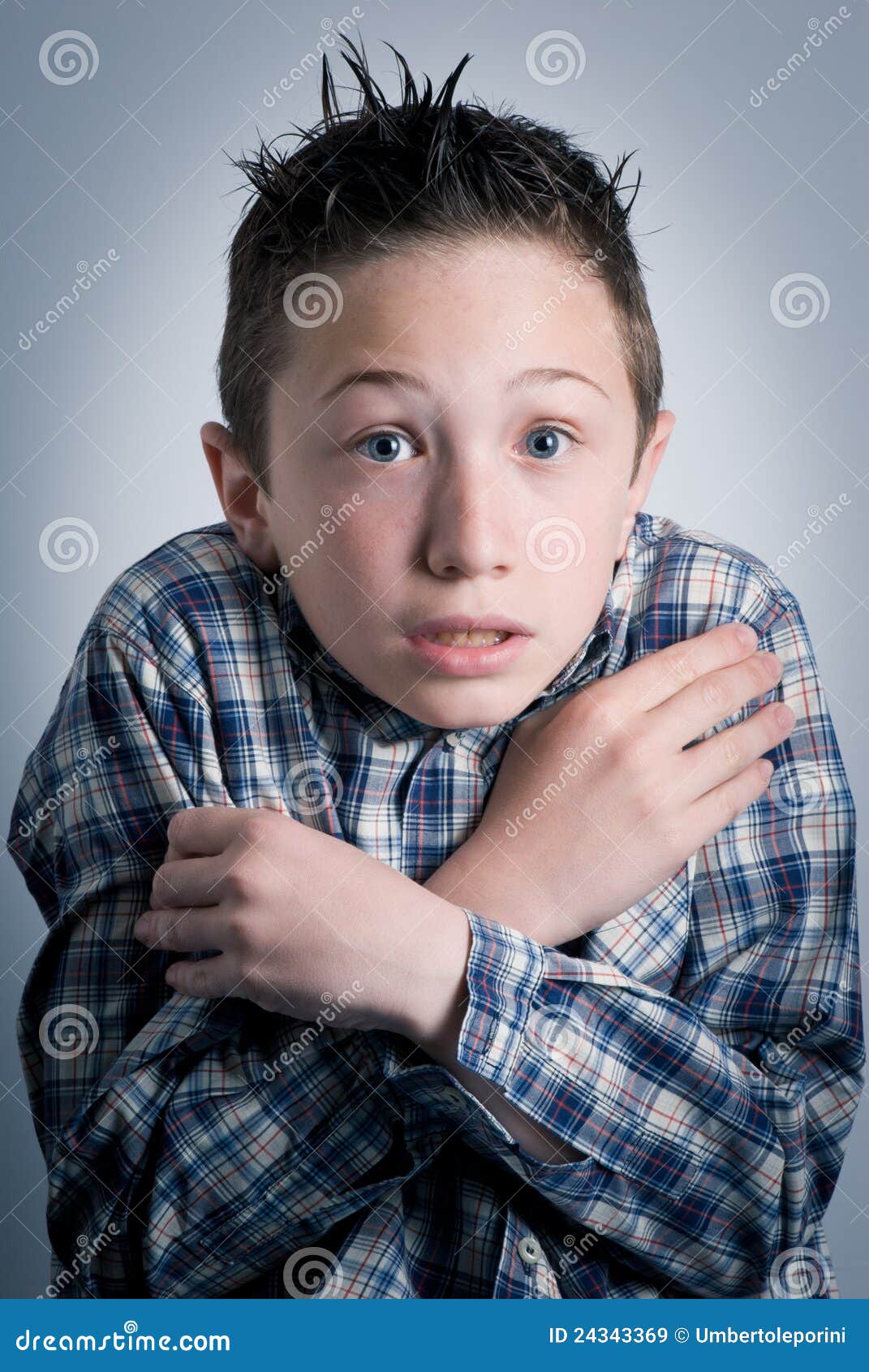 Chilly stock image. Image of afraid, expression, childhood - 24343369