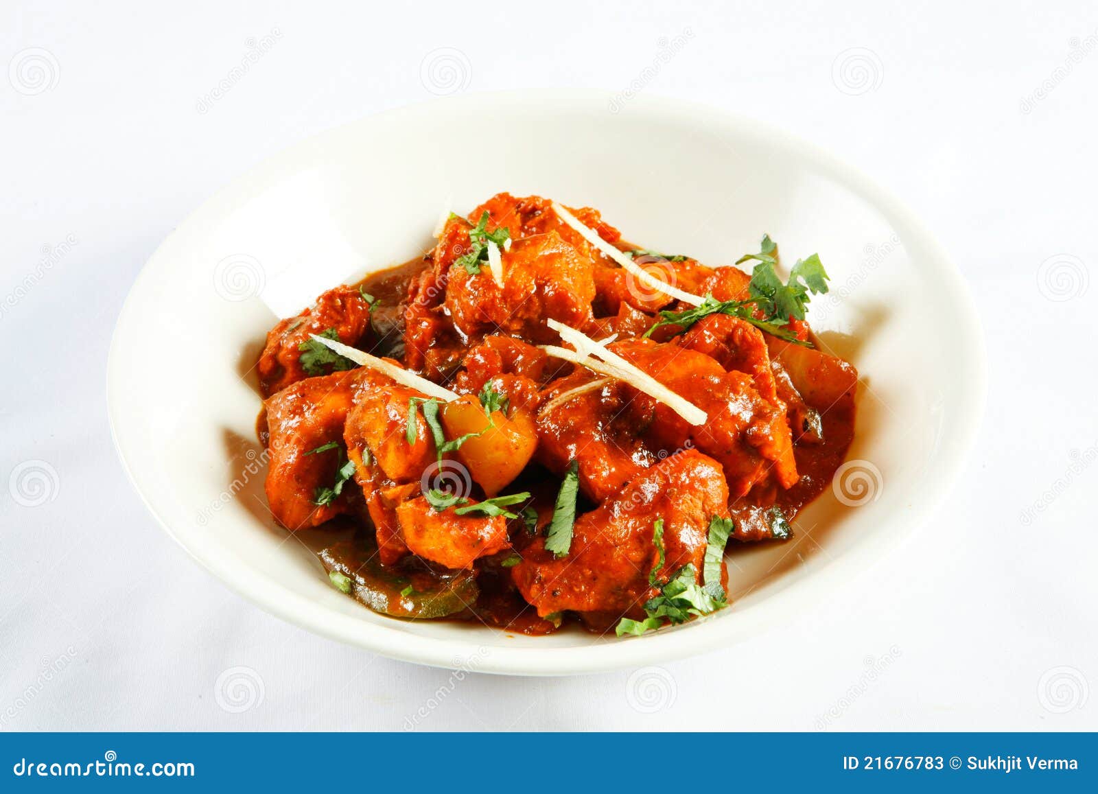 Chilly chicken stock image. Image of fresh, crispy, chilly - 21676783