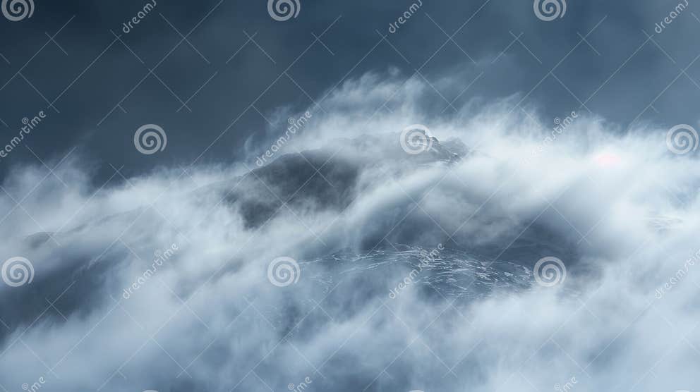 A Chilly Mist Forms As Katabatic Winds Carry Moisture from the Colder ...