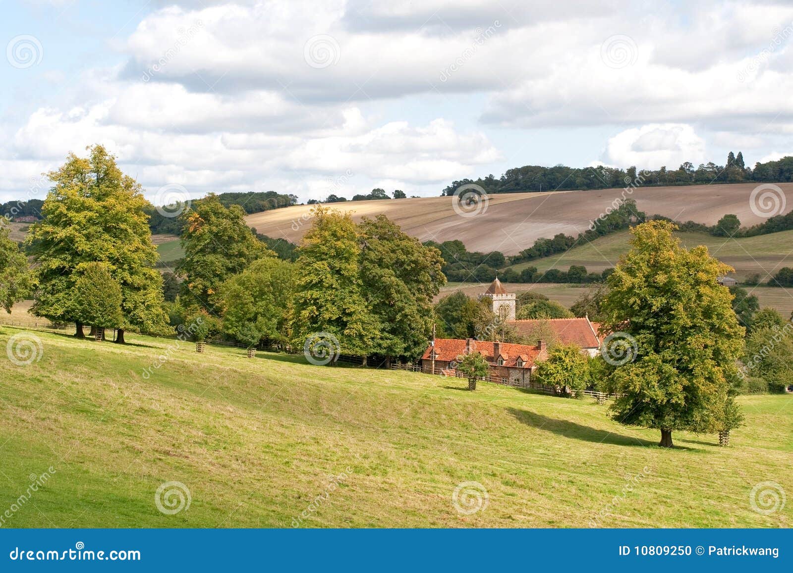 Chiltern hills in England stock photo. Image of green - 10809250